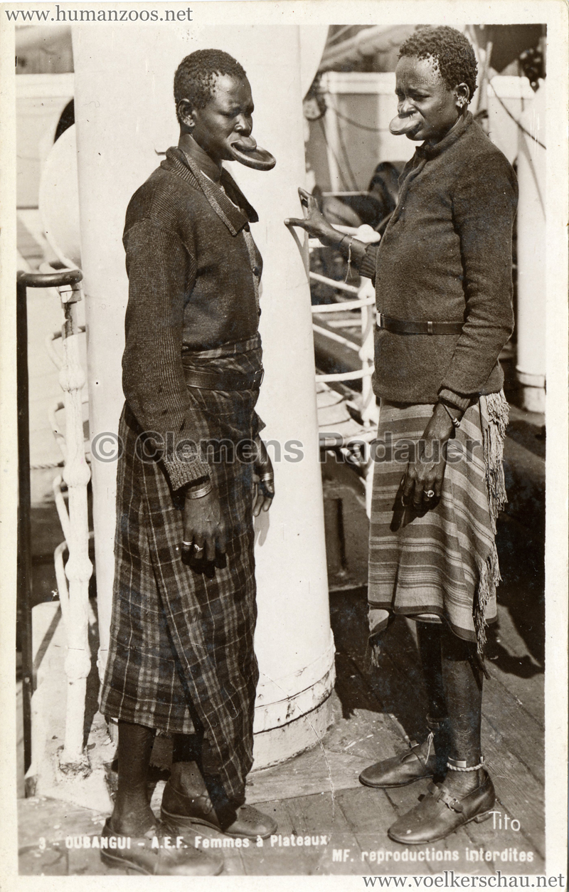 1929/1930 Les negresses/femmes à plateaux/Saucerlip Ubangi Savages ...