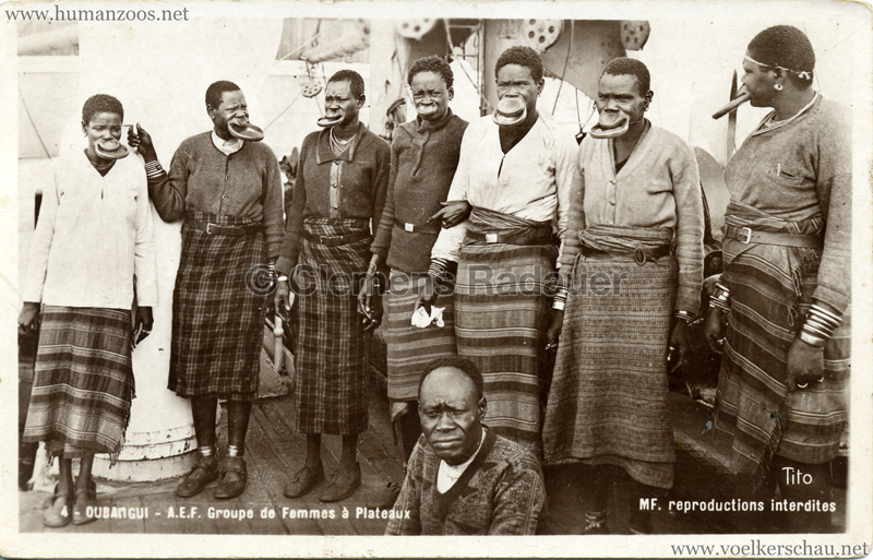 1929/1930 Les negresses/femmes à plateaux/Saucerlip Ubangi Savages ...