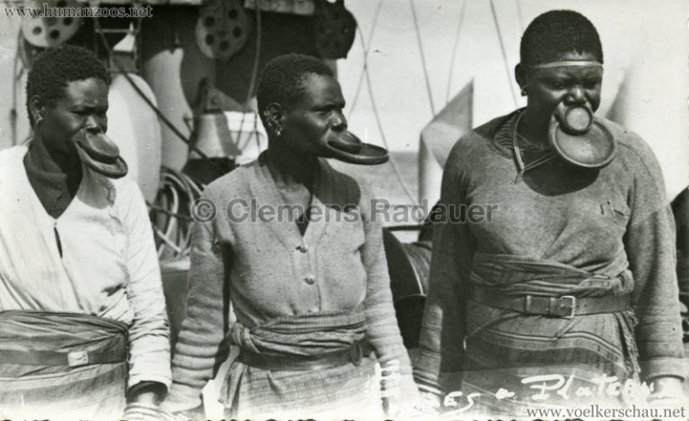 1929/1930 Les negresses/femmes à plateaux/Saucerlip Ubangi Savages ...
