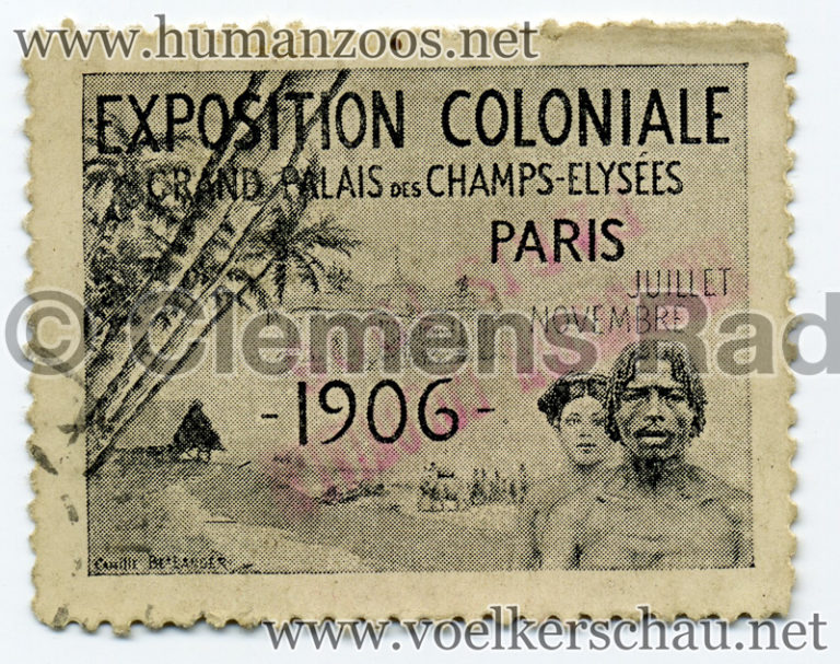 1906 Exposition Coloniale de Paris – Human Zoos