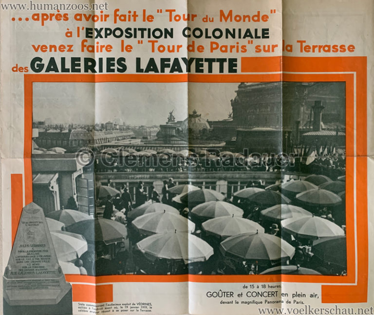 1931 Exposition Coloniale Internationale Paris – Human Zoos