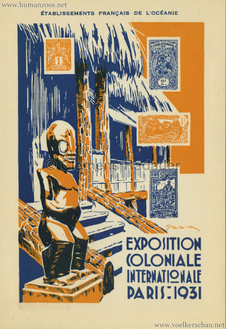 1931 Exposition Coloniale Internationale Paris – Human Zoos