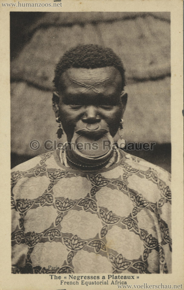 1929/1930 Les negresses/femmes à plateaux/Saucerlip Ubangi Savages ...