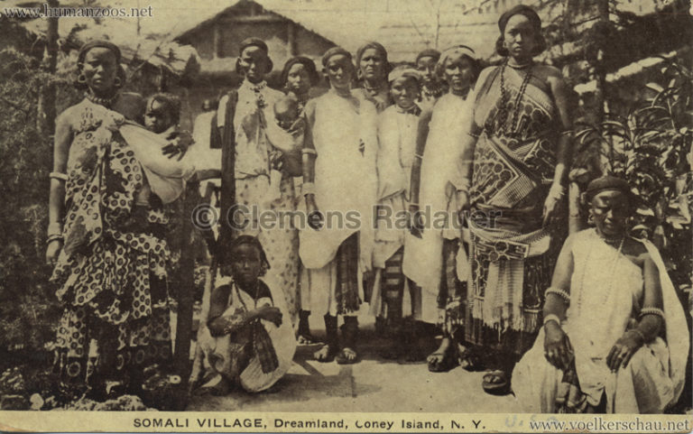 1914 Somali Village Dreamland Coney Island – Human Zoos